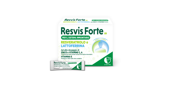 Resvis Forte XR - Integratore per supportare le difese immunitarie - 12 ...