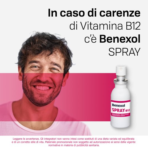 Benexol Spray B12 - Integratore alimentare a base di Vitamina B12 - 15 ml