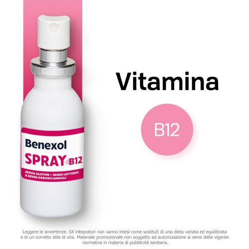 Benexol Spray B12 - Integratore alimentare a base di Vitamina B12 - 15 ml