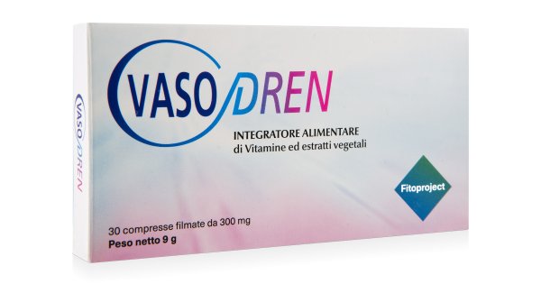 Vasodren - Integratore per il drenaggio linfatico - 30 Compresse