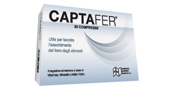 CAPTAFER 30 Compresse | Farmacia Guacci