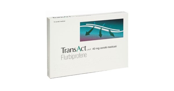 Transact Lat 10 Cerotti Medicati 40mg