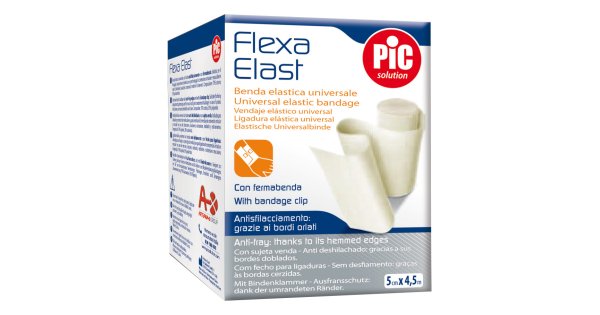 FLEXA ELAST Benda Bianca 5x4,5