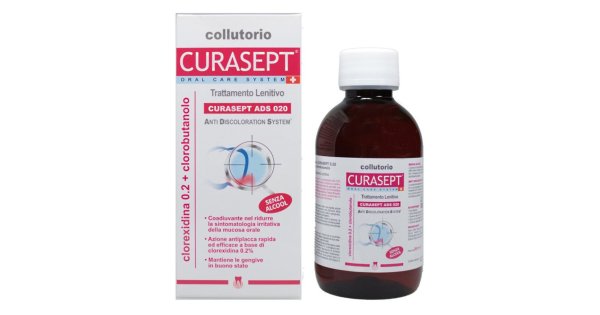 Curasept Ads Collutorio Lenitivo Clorexidina 0,20% 200 ml