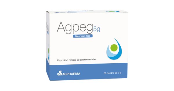 AGPEG Macrogol 3350 30 Bustine 5g