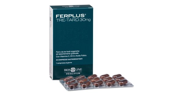 FERPLUS TRE-TARD 30mg 30 Compresse