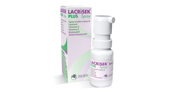 LACRISEK Plus - Spray Oculare senza conservanti - 8 ml
