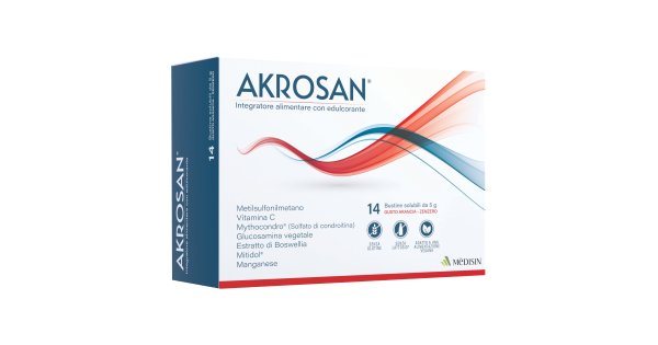 Akrosan Integratore Alimentare - 14 Bustine
